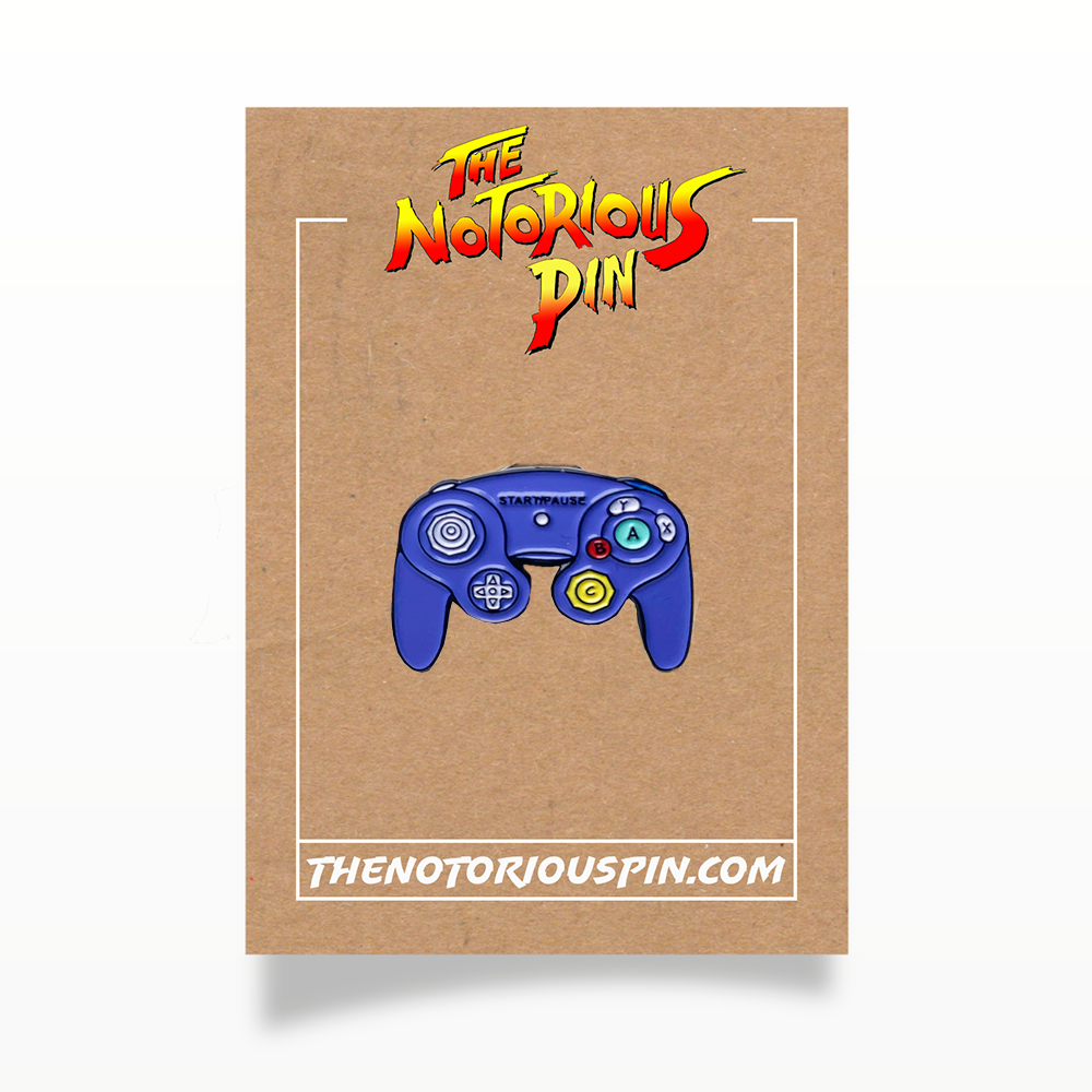 Gamecube Control Enamel Pin – The Notorious Pin